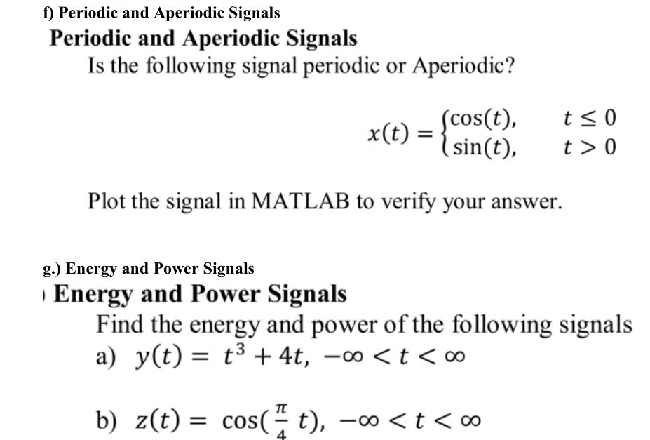 Solved Solve using Matlabb all parts and if possible please | Chegg.com