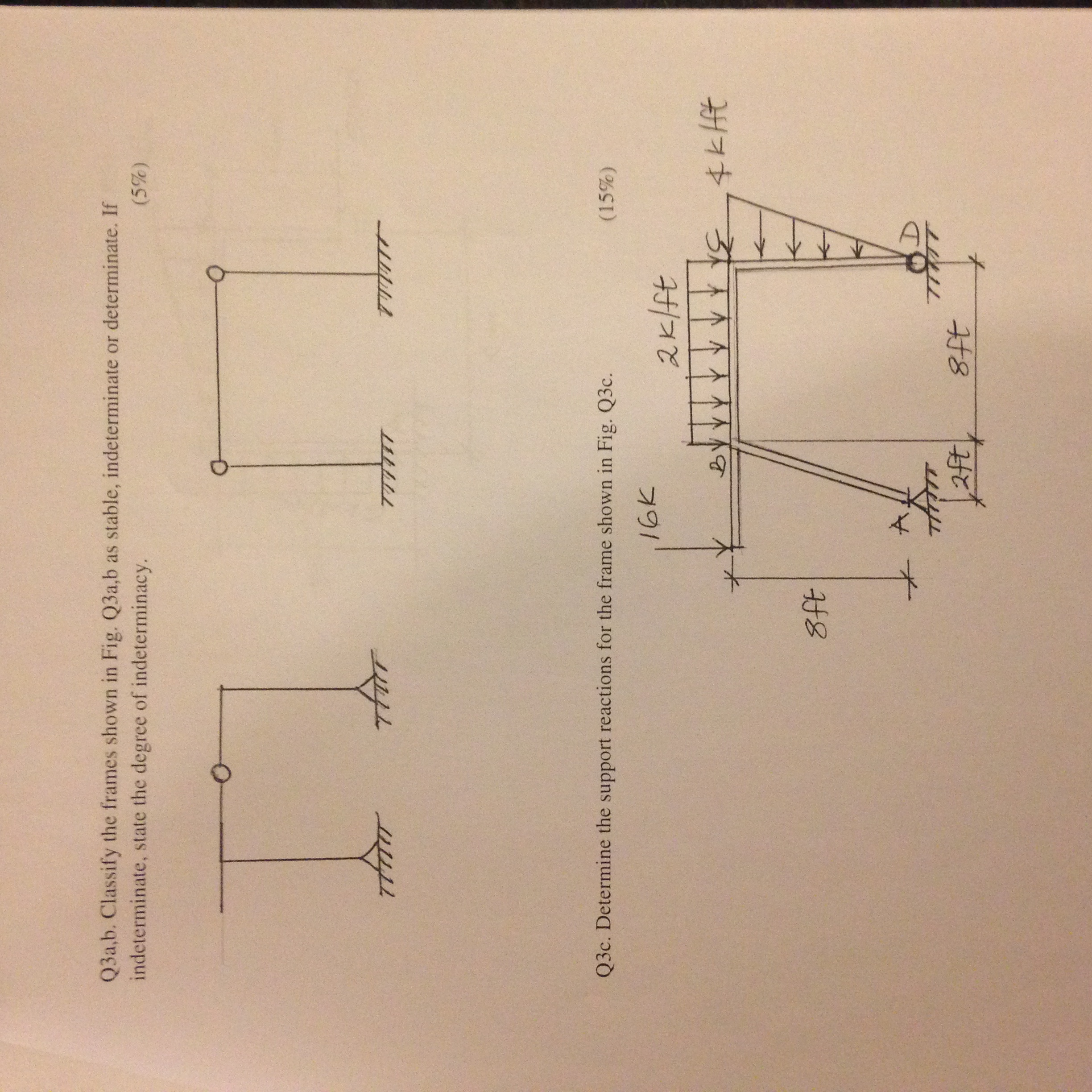 Solved Classify the frames shown in Fig. Q3a,b as stable, | Chegg.com