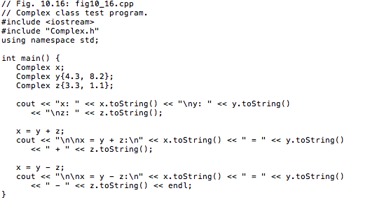 Solved Exercise 2: Consider class Complex given in Figs. | Chegg.com