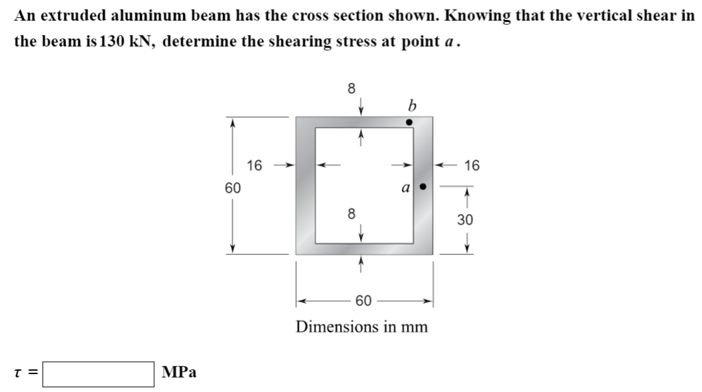 Solved An Extruded Beam Has The Cross Section Shown D - vrogue.co Solved An Extruded Beam Has The Cross Section Shown D - vrogue.co