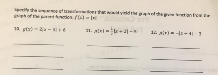Solved Specify the sequence of transformations that would | Chegg.com