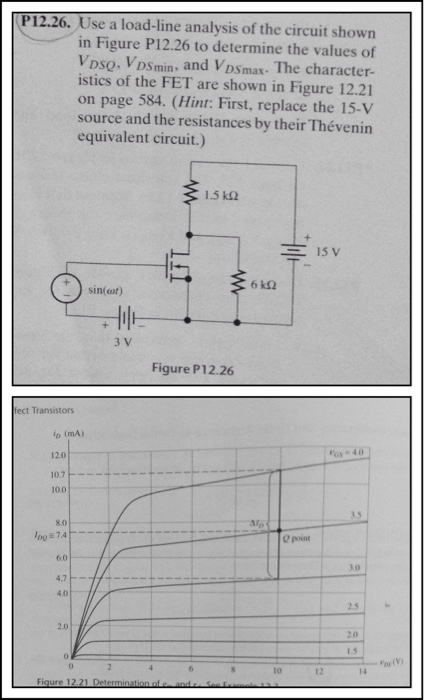 Solved Use a load-line analysis of the circuit shown in | Chegg.com