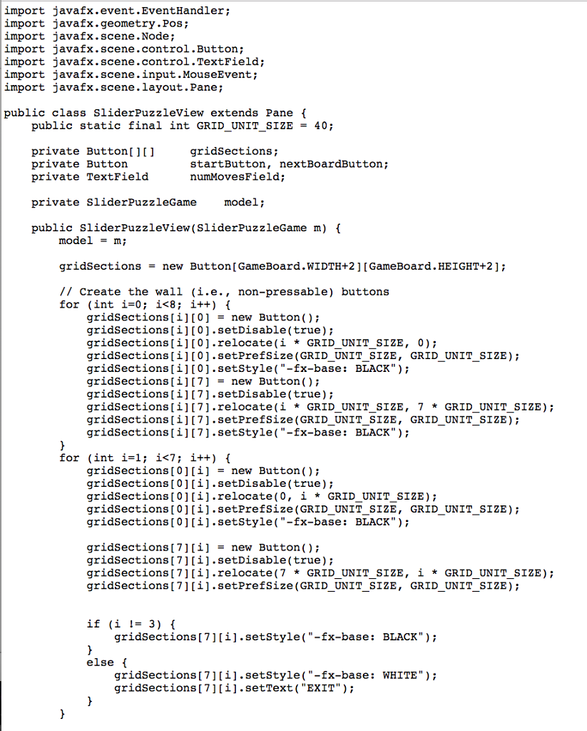 COMP1406 Assignment #6 (Due: Monday, March 6th 12 | Chegg.com