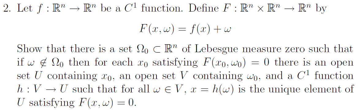 Solved 2. Real (Mathematical) Analysis. Please provide | Chegg.com