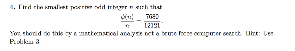 Solved Suppose that n is an odd positive integer and write | Chegg.com