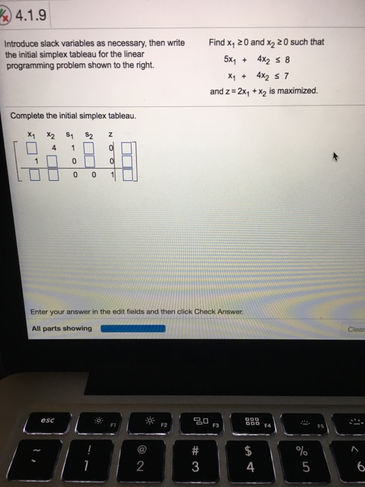 Solved Introduce slack variables as necessary, then write | Chegg.com