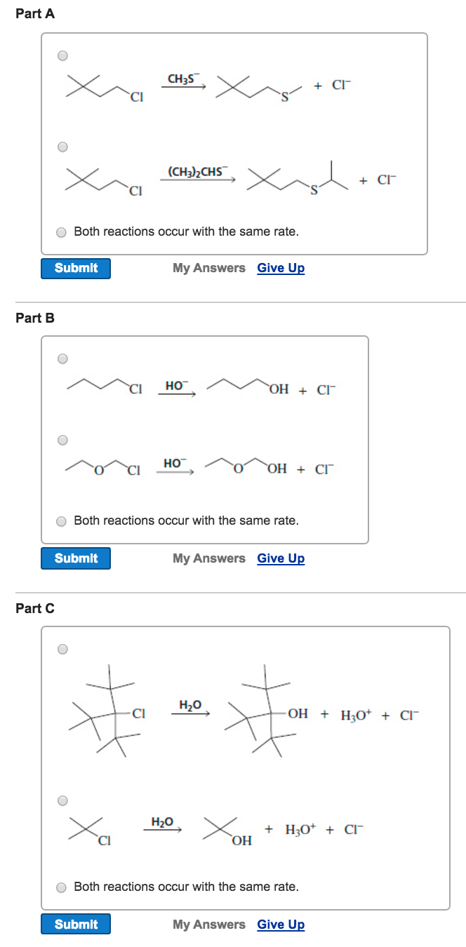 Solved Both reactions occur with the same rate. Both | Chegg.com