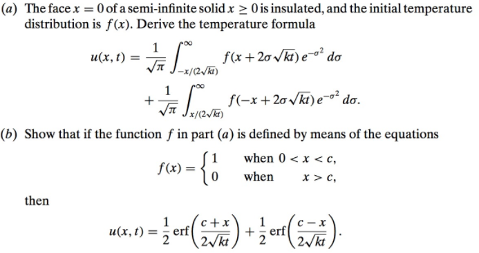 (a) The face x=0of a semi-infinite solid x | Chegg.com