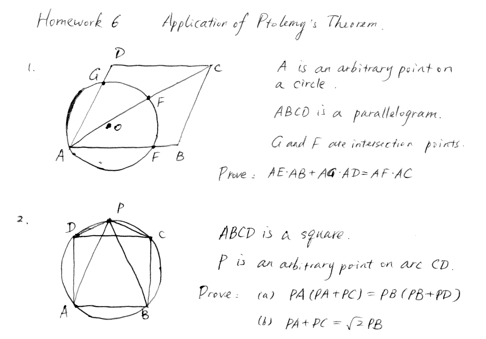 Solved Omeiv or plication o A ts an arbitrary point on a | Chegg.com