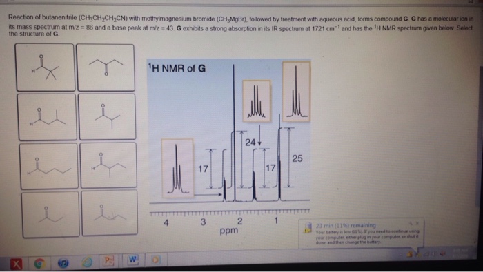 Solved Reaction of butanenitrile (CM_3CH_2CH_2CN) with | Chegg.com