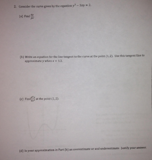 Solved Consider the curve given by the equation y^3 - 3xy = | Chegg.com