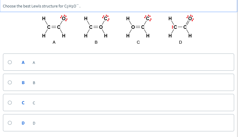 Lewis Dot Structure For Coh2