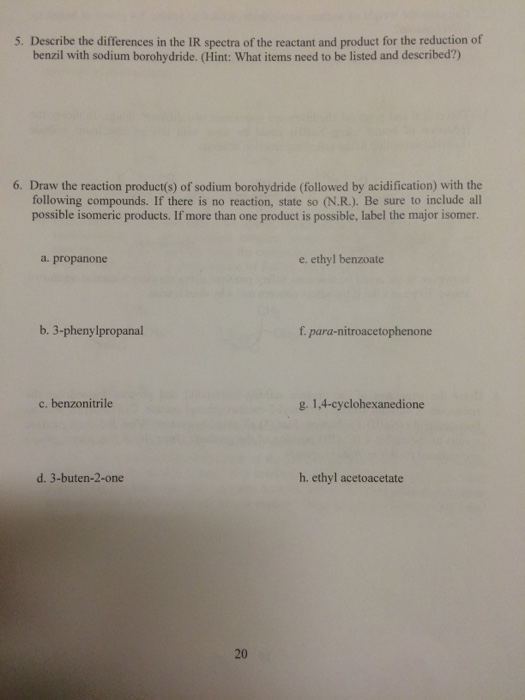 Solved Reduction of Benzil to Hydrobenzoin Sodium | Chegg.com
