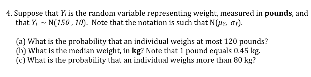 Solved Suppose that Y_i is the random variable representing | Chegg.com
