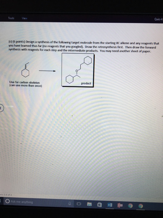 Solved (15 points Propose the best symthetic sequence for | Chegg.com