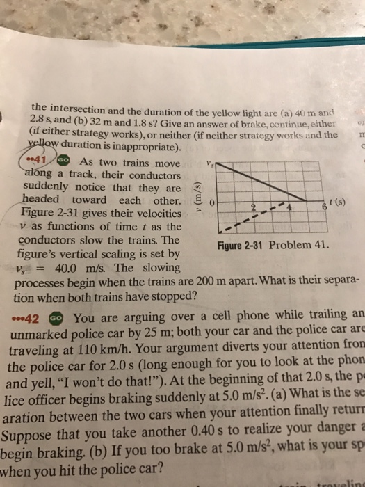 Solved As two trains move along a track, their conductors | Chegg.com