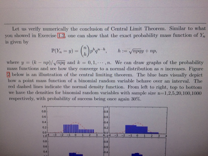 Solved Let us verify numerically the conclusion of Central | Chegg.com