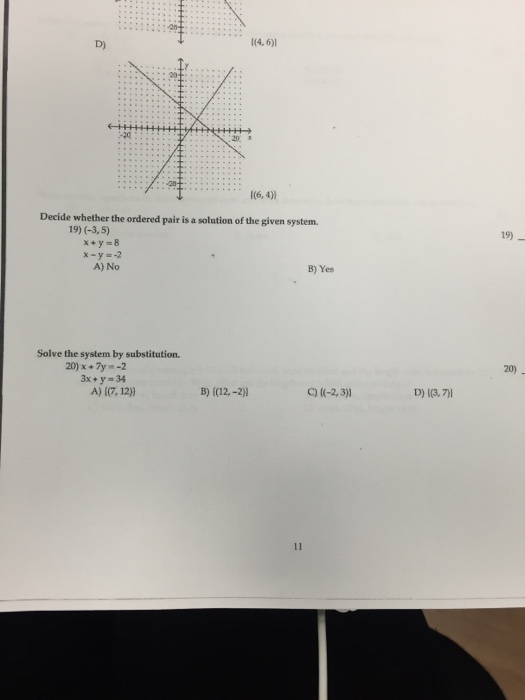 Solved Find the x- and y-intercept. Then graph the equation. | Chegg.com