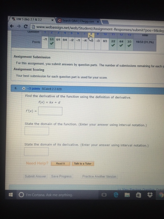 Solved Find The Derivative Of The Function Using The