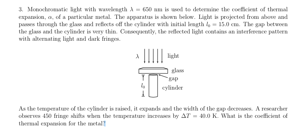 Solved Monochromatic light with wavelength lambda = 650 mn | Chegg.com