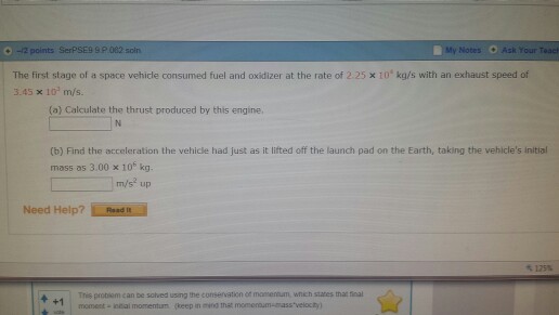 Solved -2 points SerPSE9 9 P 082 soln My Notes Ask Your | Chegg.com