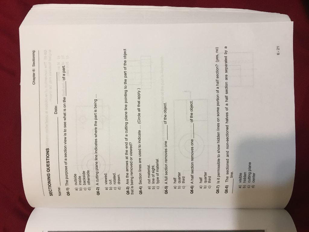 Solved Chapter 6: Sectioning SECTIONING PROBLEMS Date Name | Chegg.com