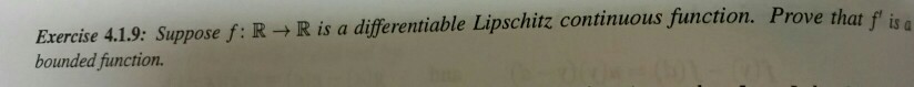 Solved fite Exercise 4.1.9: Suppose f: R Ris a | Chegg.com
