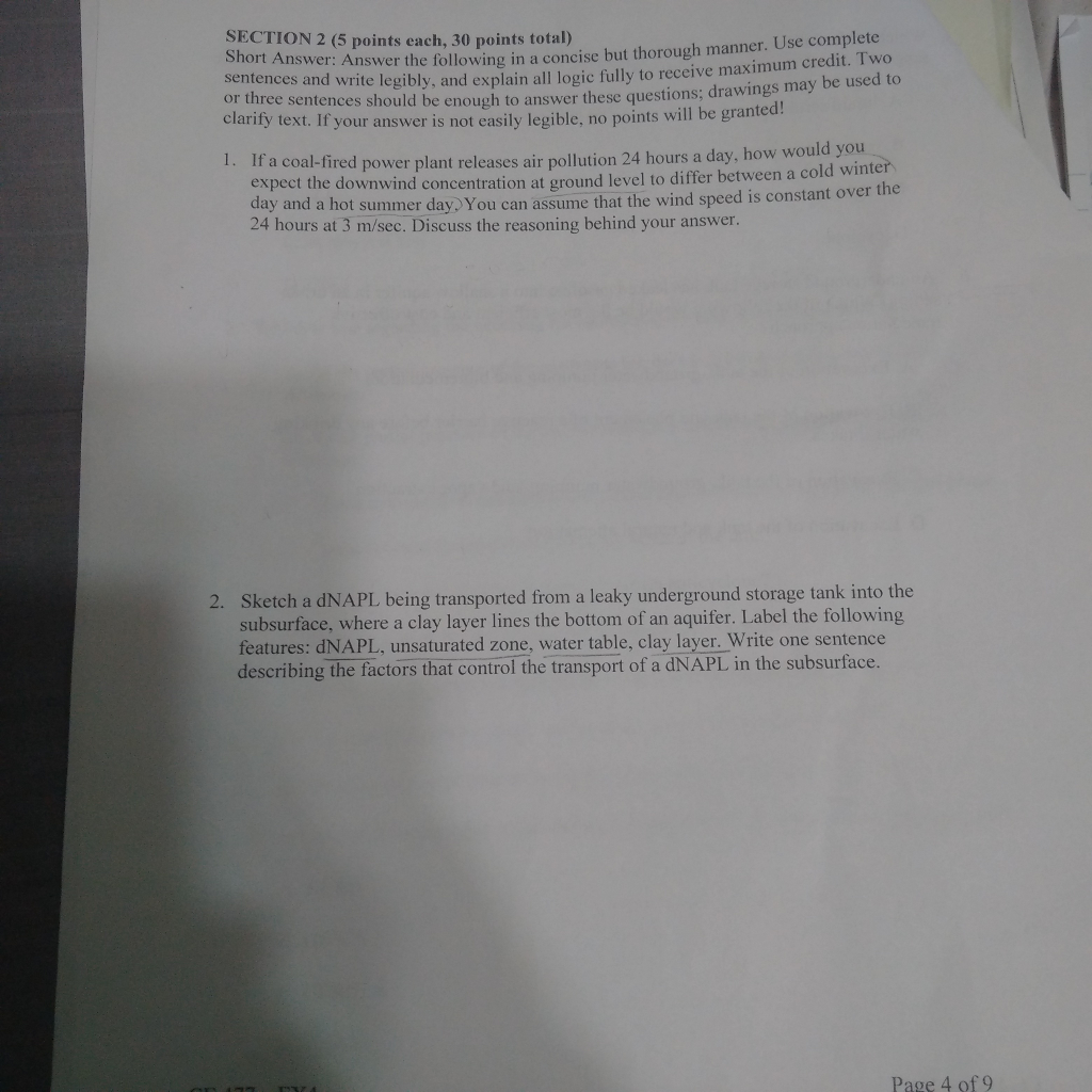 Solved Short Answer: Answer the following in a concise but | Chegg.com