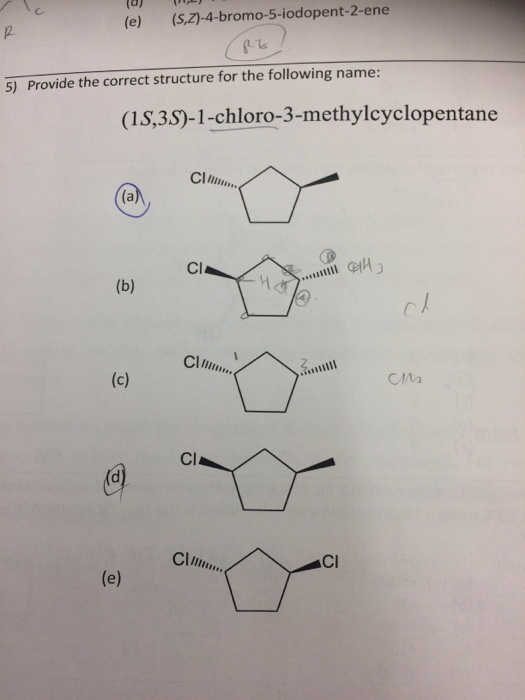 Solved Provide the correct structure for the following name: | Chegg.com