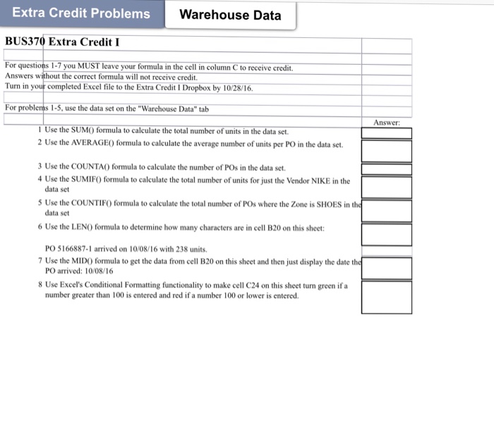 Solved Use the SUM() formula to calculate the total number | Chegg.com