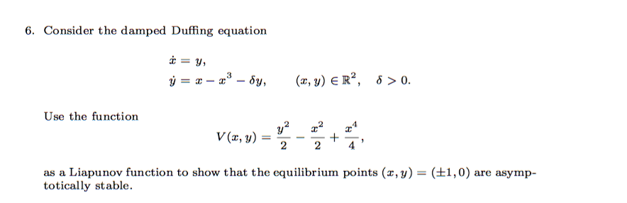 Solved Introduction to Applied Nonlinear Dynamical System, | Chegg.com