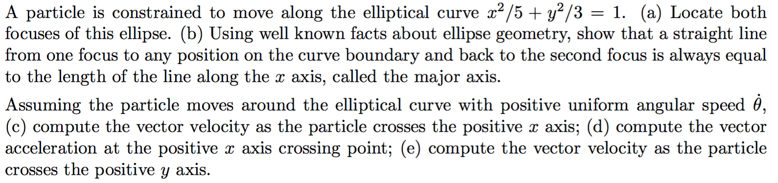 Solved A particle is constrained to move along the | Chegg.com