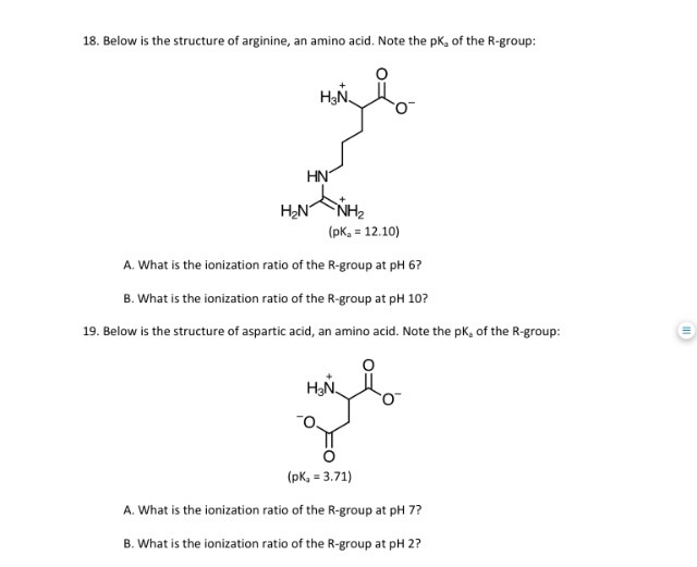 Structure Of Aspartic Acid With R Group