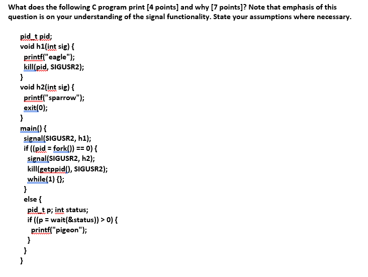 What Does The Following C Program Print And Why Note 7784