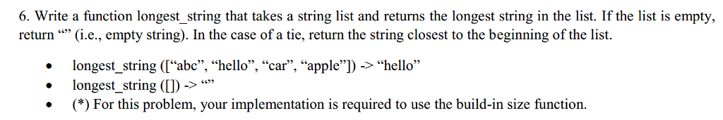 Solved Using Standard Ml Language To Solve The Problem Using 