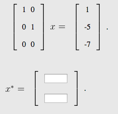 Solved Find the least-squares solution x* of the system: | Chegg.com
