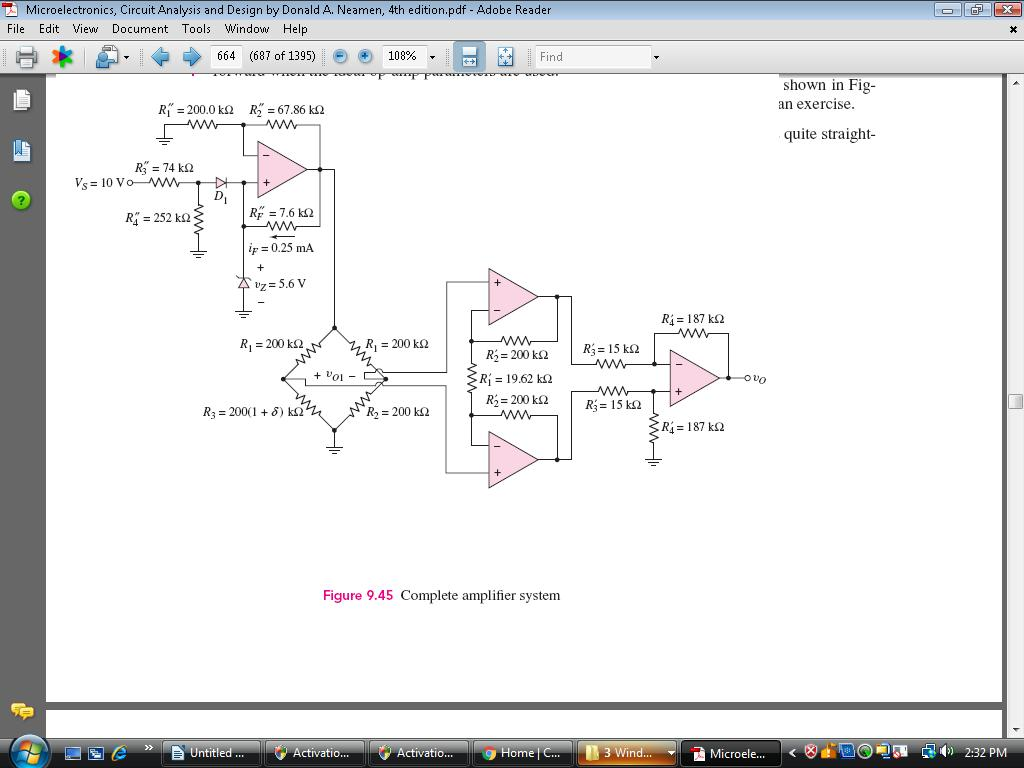 Solved Microelectronics, Circuit Analysis and Design by | Chegg.com
