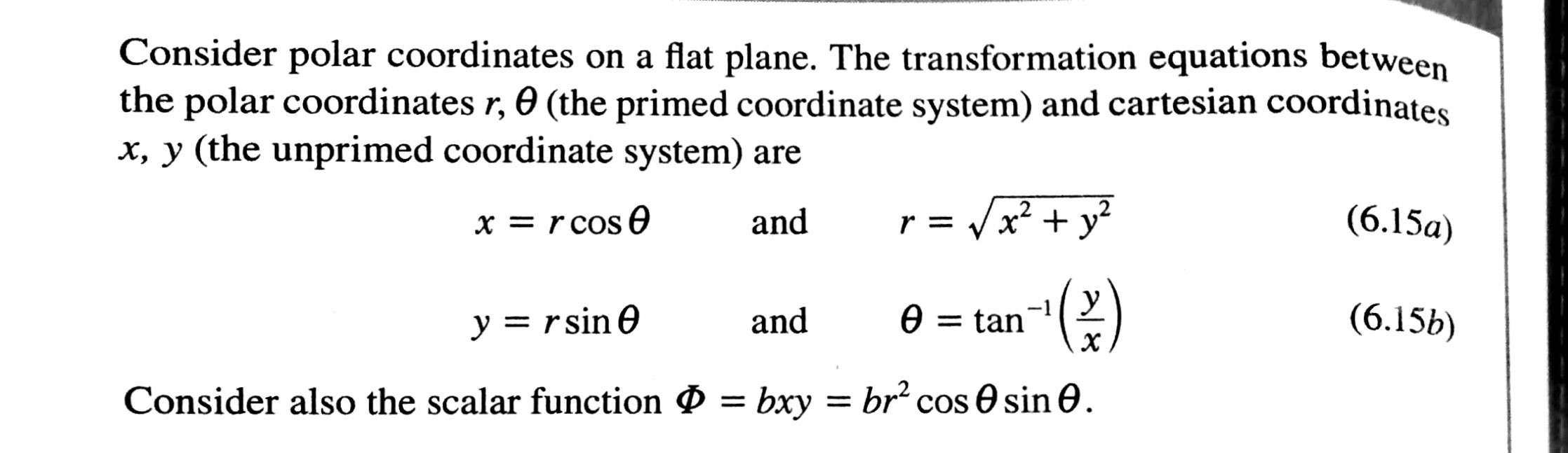 Solved Consider polar coordinates on a flat plane. The | Chegg.com