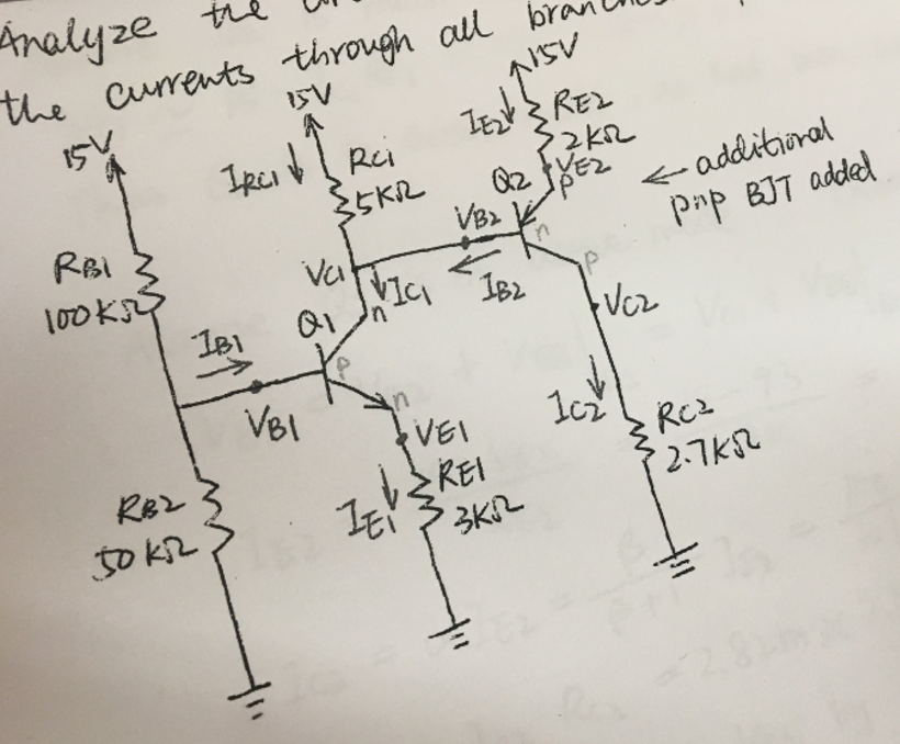 Solved b=100 VB1 is equal to 4.57V can someone show me how ? | Chegg.com
