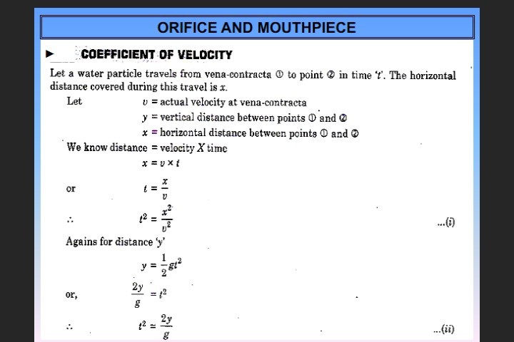 Solved ORIFICE AND MOUTHPIECE EXPERIMENTAL DETERMINATION OF | Chegg.com