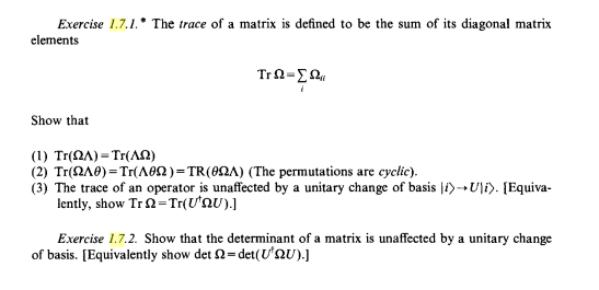 Solved Trace of a matrix is defined to be the sum of its | Chegg.com