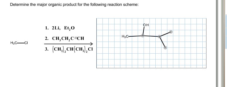 Solved Determine the major organic product for the following | Chegg.com Solved Determine the major organic product for the following | Chegg.com