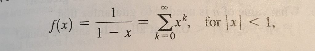 Solved Combining power series.Use geometric series | Chegg.com