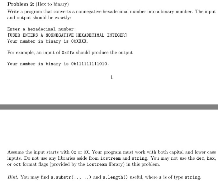 Solved Write a program that converts a nonnegative | Chegg.com