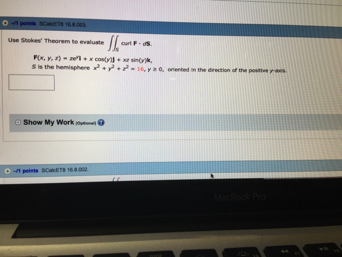 Solved Use Stokes' Theorem to evaluate the doubleintegral_S | Chegg.com