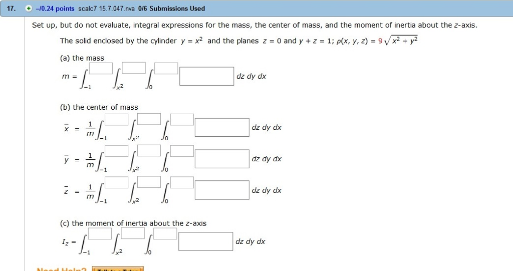 Solved Set up, but do not evaluate, integral expressions for | Chegg.com