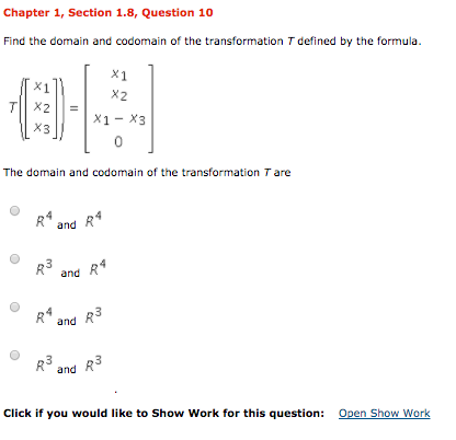 Solved Chapter 1, Section 1.8, Question 10 Find the domain | Chegg.com