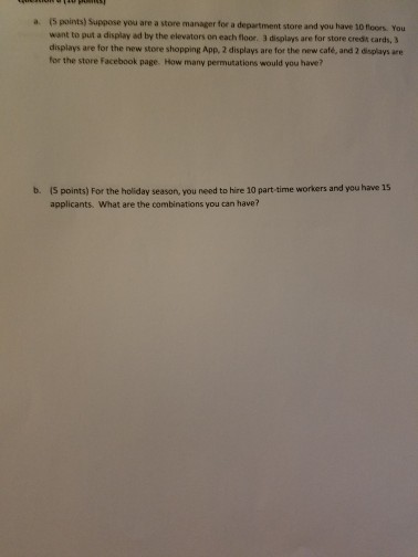 Statistics And Probability Archive | May 14, 2017 | Chegg.com