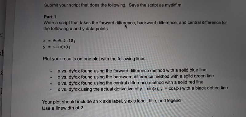 Solved Submit your script that does the following. Save the | Chegg.com