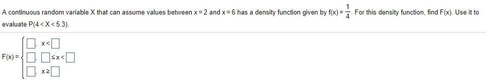 Solved A continuous random variable X that can assume values | Chegg.com